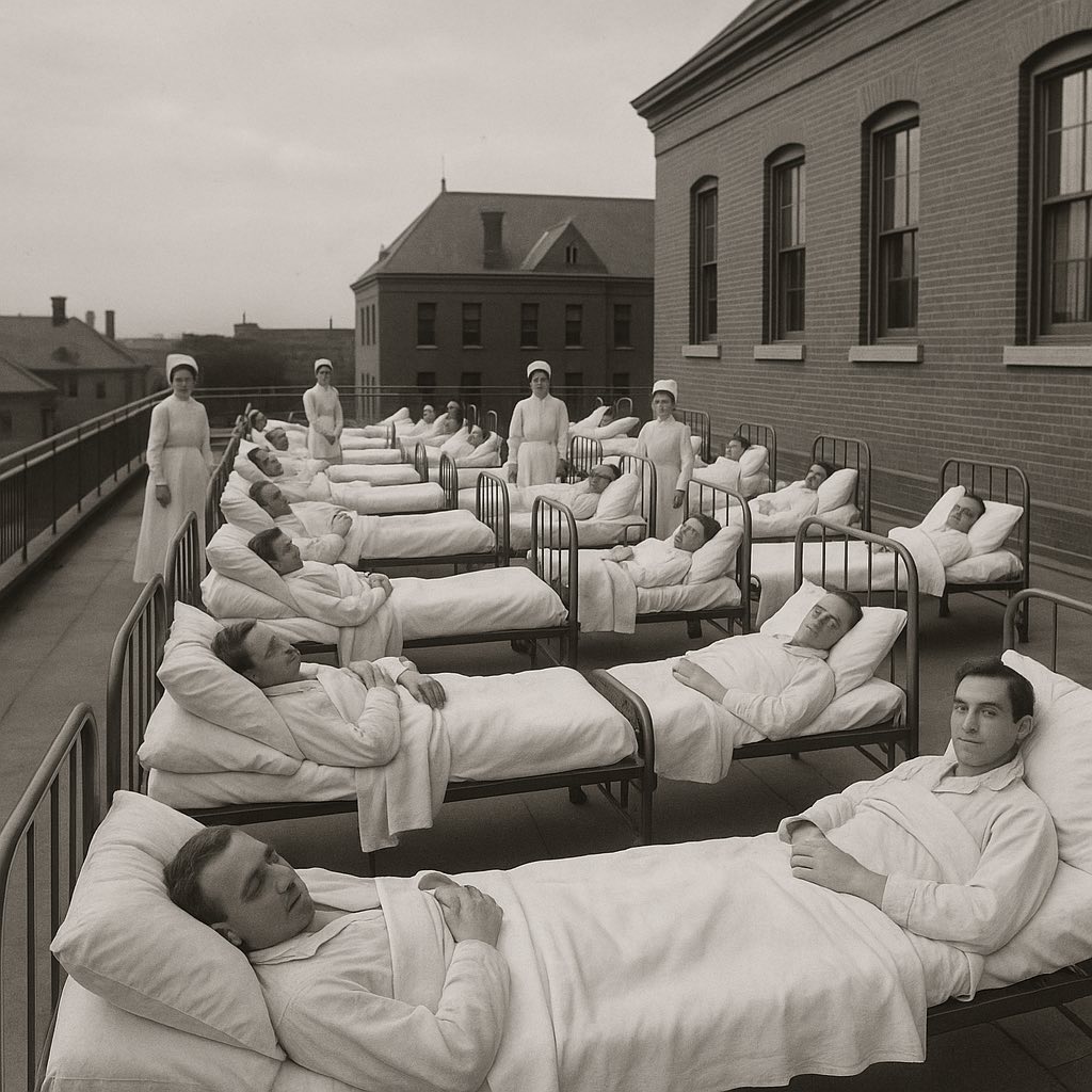 Hospital Beds on the Roof – A Forgotten Healthcare Practice